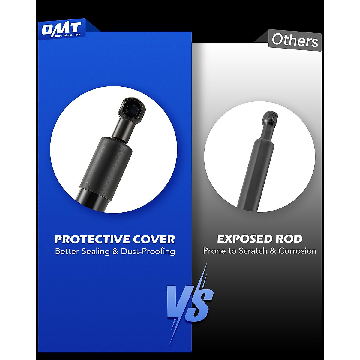 Orion Motor Tech Compatible with 04-14 F150 and Lincoln Mark LT Tailgate Assist, Truck Tail Gate Lift Assist Tailgate Shock Compatible with 2004-2014 Ford F-150 & Lincoln Mark LTS