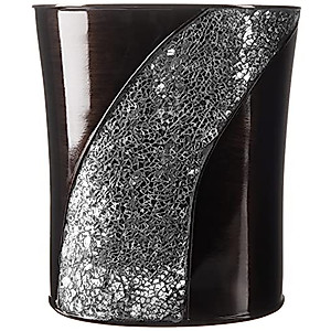 Popular Bath Sinatra Modern Bath Waste Basket Modern Classic Contemporary Decorative Beautiful Designs Bathroom Decor for Home Luxury Bath, Orb