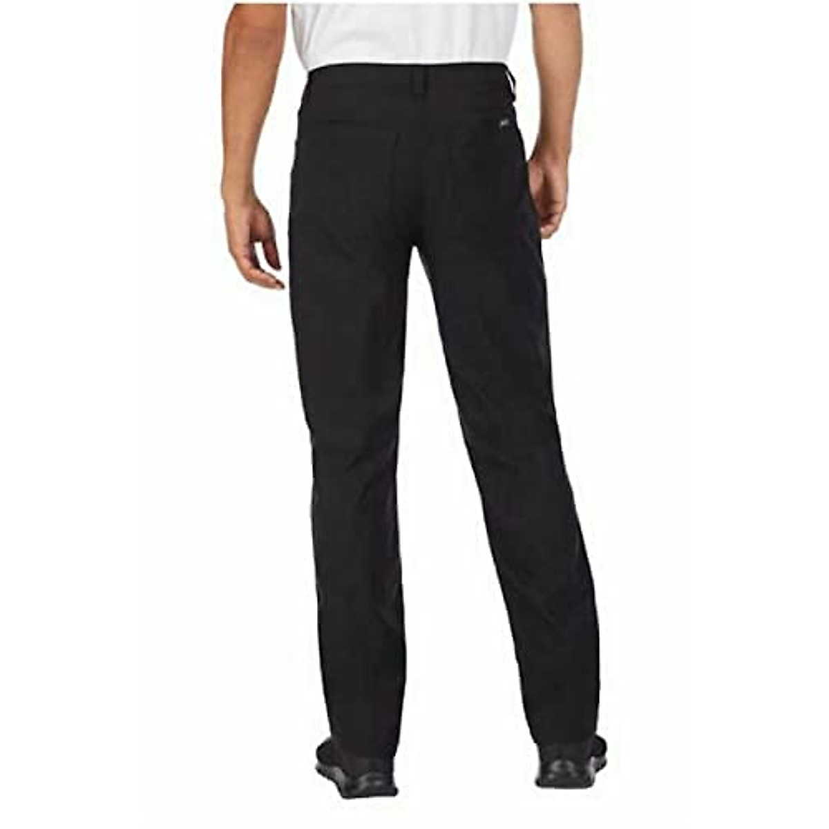 Eddie Bauer Men's Fleece Lined 2-Way Stretch Tech Pant (40W x 30L, Black)
