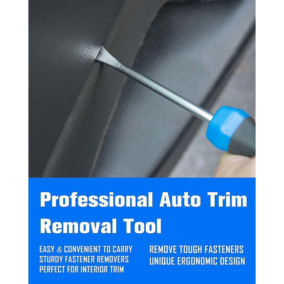 ROTATION Tack Lifter U Tip Nail Puller Upholstery Staple Remover Tool for Furniture, Auto