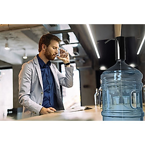 Water Bottle Dispenser Pump, MagicPro Electric Automatic USB Charging 5 Gallon Portable Water Dispenser, Fits Most 2-6 Gallon Water Bottle, Touch it on Technology Make Life Much Easier