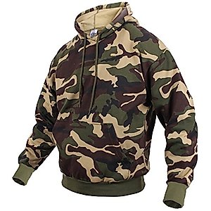 Rothco Pullover Hooded Sweatshirt, Camo, Large