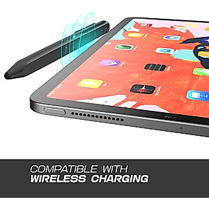 SUPCASE Silicone Protective Case for Apple Pencil (2nd Generation), Anti-Slip Grip with Nib Cover (3 Pieces) Accessories (Black)