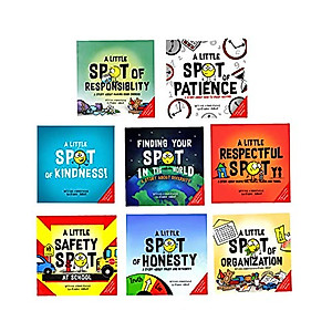 A Little SPOT Takes Action! 8 Book Box Set (Books 9-16: Kindness, Responsibility, Patience, Respect, Honesty, Organization, Diversity, & Safety)