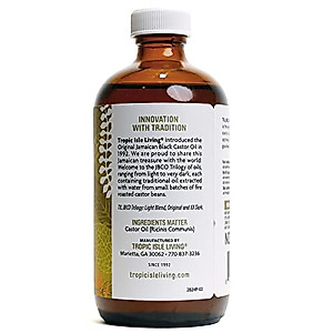 Jamaican Black Castor Oil 8oz & Strong Roots Red Pimento Hair Growth Oil 4oz SET | Rich in Vitamin E, Omega Fatty Acids and Minerals | For Hair Growth Oil, Skin Conditioning, Eyebrows & Eyelashes