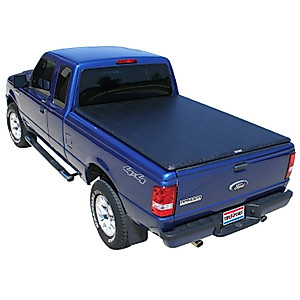 TruXedo TruXport Soft Roll Up Truck Bed Tonneau Cover | 247101 | Fits 1993 - 2008 Ford Ranger Flareside/Splash 6' Bed (72") , Black