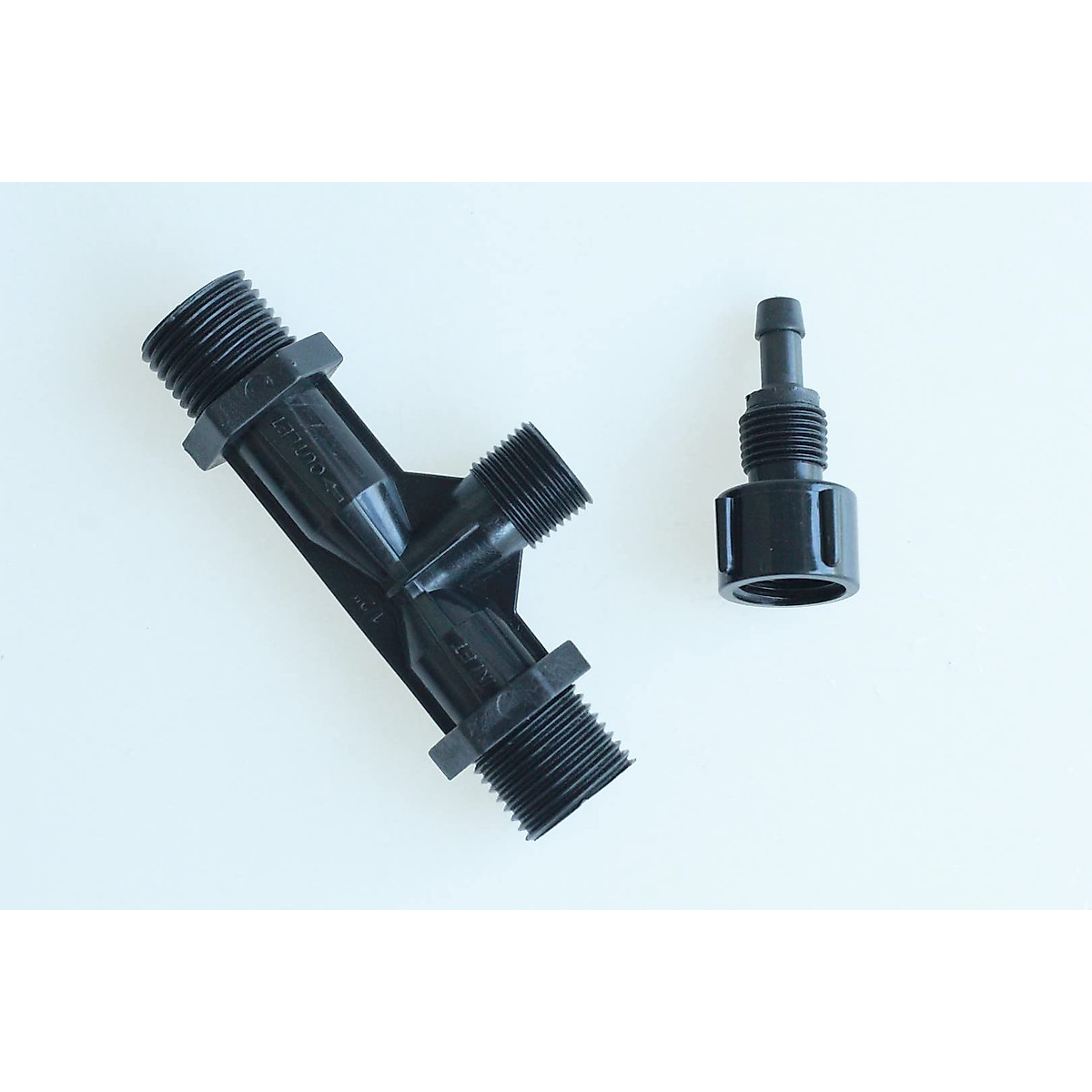 Pvdf Venturi Injector 1/2” Inch Gas-Liquid Mixing Venturi Injection for Ozone Generator, Agriculture Fertilizer Irrigation, Sewage Treatment, Dosing Device, Jet Device