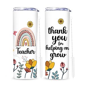 DHQH Teacher Christmas Gifts for Women, Teacher Thanksgiving Gifts,Teacher Appreciation Gifts from Friends Sister Mom, 20 Oz Travel Tumbler