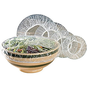 Set of 30 Black Duck Brand Reusable Elastic Dish and Bowl Covers! Large Covers - Medium Covers - 3 Bright Colors - Keep Your Food Fresh with These Easy Plastic Elastic Bowl Covers! (30)