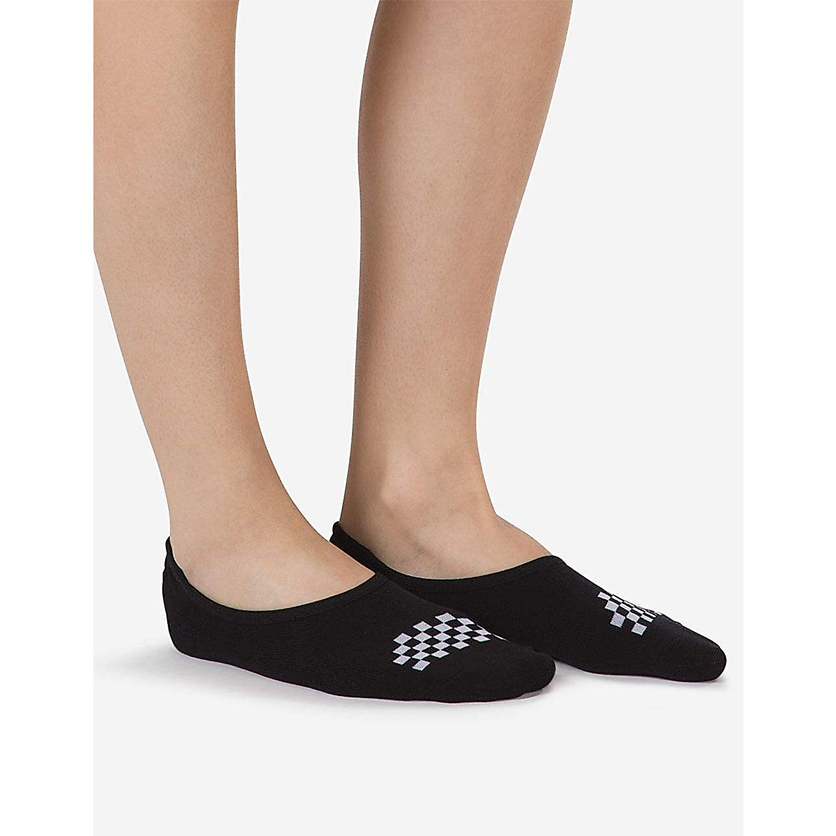 Vans - Canoodle Super No-Show Socks - 3 Pair Pack, Black/White - Women (6.5-10)