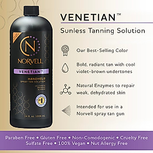 Norvell Premium Sunless Tanning Solution - Venetian, 1 Liter