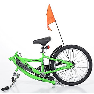 KaZAM Co-Pilot Bike Trailer, Green, 20 inch