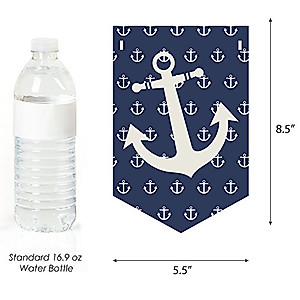 Custom Ahoy - Nautical - Personalized Birthday Party Bunting Banner & Decorations - Happy Birthday Custom Name Banner