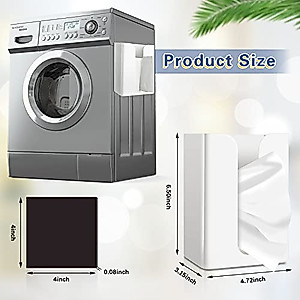 Dryer Sheets Dispenser Magnetic Dryer Sheet Holder and Storage Glove Box Holder Dispenser for Laundry Room Softener Sheets Keep Laundry Sheets Attaches to Dryer Washer Cabinet(White)