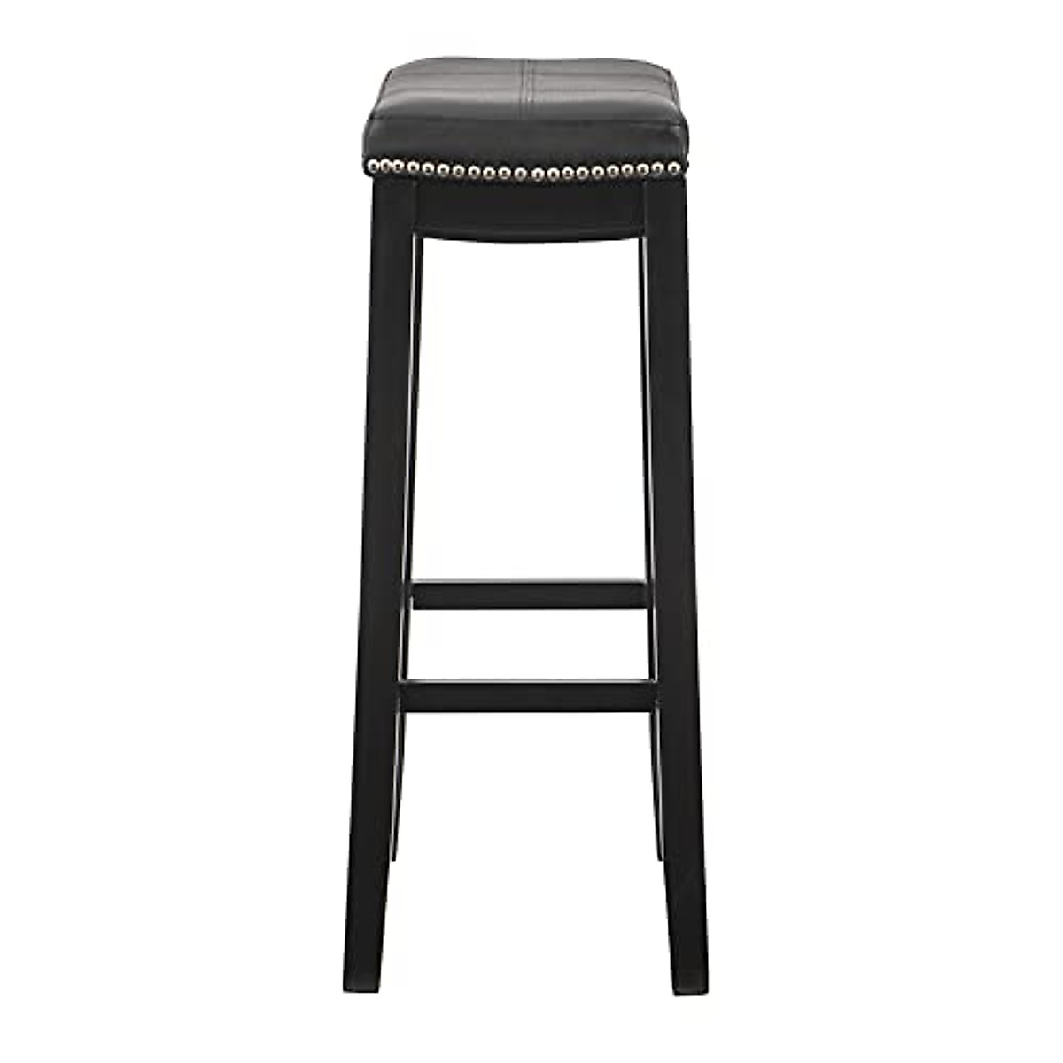 Linon Claridge Bar, Black Stool, 32" X 18.75" X 13"