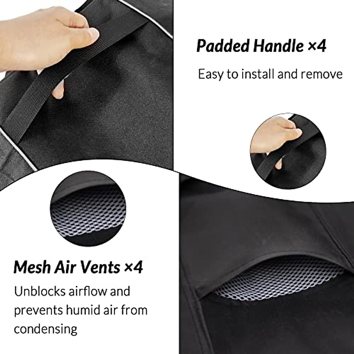 YJHome Outdoor Table Covers Waterproof Rectangle Patio Furniture Covers, Outdoor Table and Chair Set Covers, Heavy Duty Sectional Sofa Set Covers UV Resistant Large (Rectangular 126L x 63W x 28H)