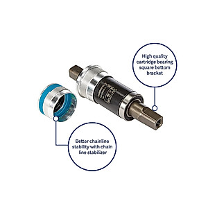 SHIMANO BB-UN300 Bottom Bracket - English, 68 x 110mm Spindle, Square Taper JIS