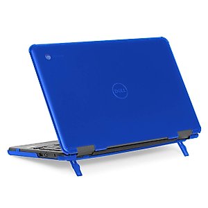 mCover Case Compatible for 2019~2022 11.6" Dell Chromebook 3100/3110 Education Clamshell (180 ° Hinge) Laptop ONLY (NOT Fitting Any Other Dell Models) - Blue