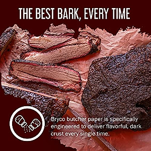 Pink Kraft Butcher Paper Roll - 18 Inch x 100 Feet (1200 Inch) - Food Grade Peach Wrapping Paper for Smoking Meat of all Varieties Ð Unbleached, Unwaxed and Uncoated - Made in USA