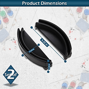 Home-X Playing Card Holder – 2 Pcs Portable Hands-Free Design Card Holders for Playing Cards - Playing Card Holders for Adults and Kids for Poker Parties, Family Game Nights (Cards not Included)