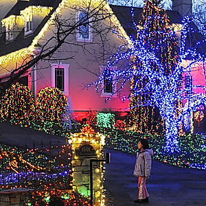 KYD 72ft 22m 200 LED Solar String Lights Christmas Lights Solar Powered Starry Lighting Waterproof Outdoor String Lights for Indoor Gardens Xmas Tree Homes Wedding Party Decor