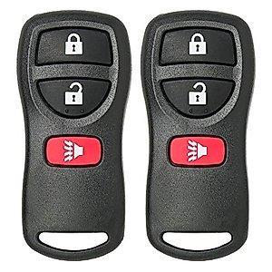 Keyless2Go Replacement for Keyless Entry Remote Car Key Fob 3 Button KBRASTU15-2 Pack