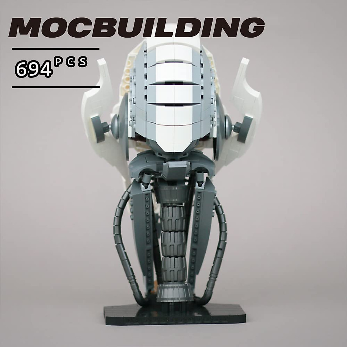 MOCBUILDING Easter Basket Stuffers, Room Decor, Easter Gifts for Kids, General Grievous Helmet Model Blocks Toys for Boys 5-7/Adult Brithday Easter Gifts for Kids 8-12 694pcs