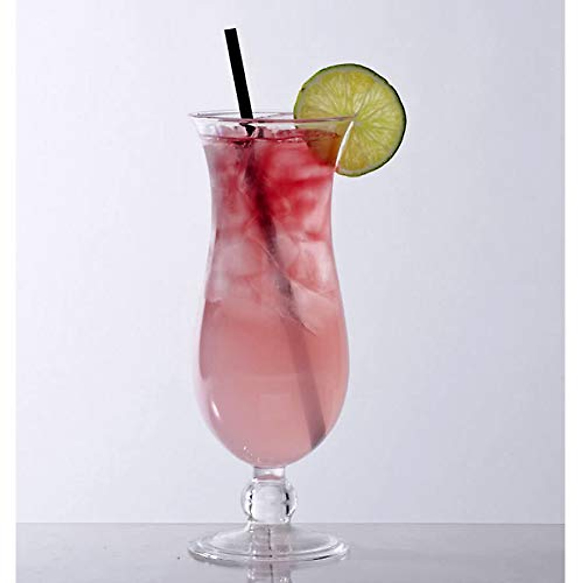 G.E.T. HUR-20-CL-EC Cheers - Break-Resistant Plastic Hurricane Glasses, 20 Ounce, 4 Pack, Clear