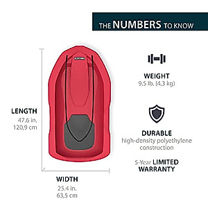 Lifetime Premium Snow Sled, 48", 2 Pack