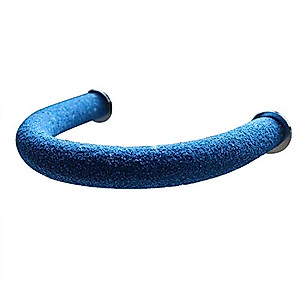 Rypet Parrot Perch Rough-surfaced - Quartz Sands Bird Cage Perches for Medium to Large Bird, U Shape Large