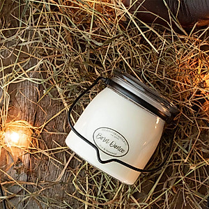 Milkhouse Candle Company - Barn Dance - Creamery Collection - 16 oz Double Cotton Wick Soy Candles with Beeswax - Long Burn Time, Made in The USA - Non Toxic, Premium Scented Candles