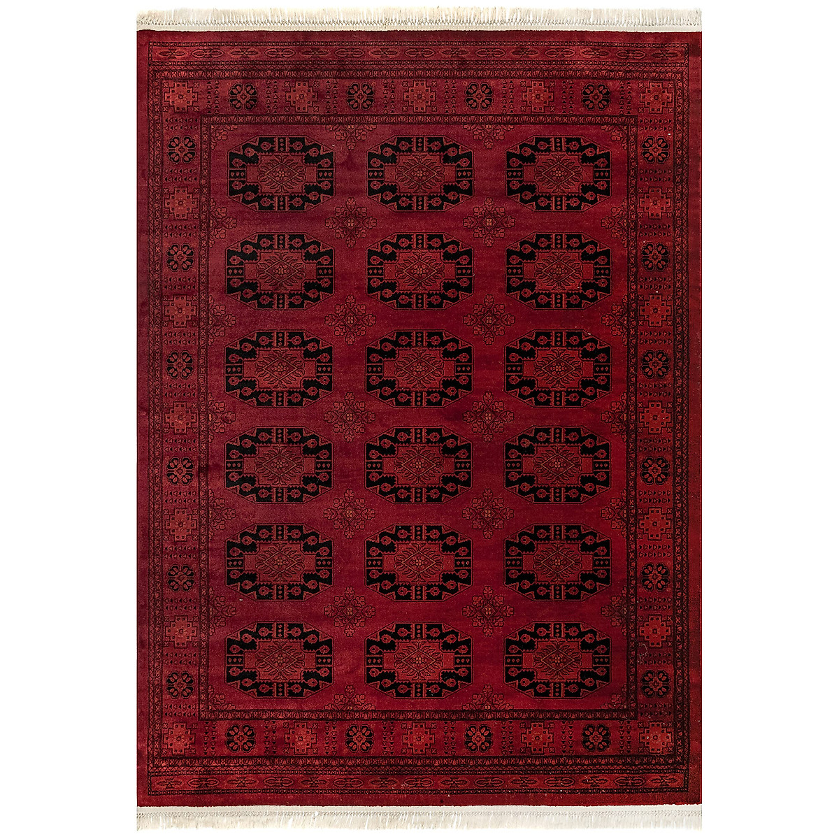 nuLOOM Diandra Traditional Motif Area Rug, 4x6, Red