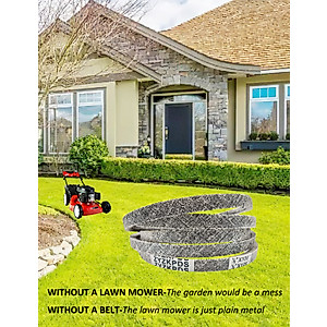 ZYZKPDS 532405143 584453101 405143 Husqvarna AYP 7133156 Craftsman 21546607 Ariens Lawn Tractor Mower Deck Belt 1/2" x 106" with 46" Lawn Mower Kevlar Deck Belt