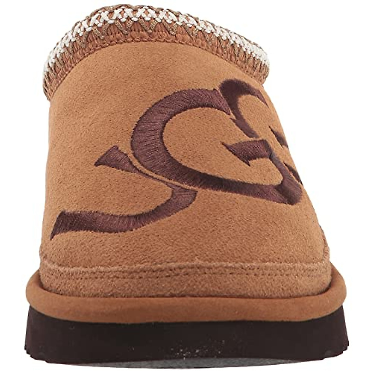 UGG Men's Tasman Logo Slipper, Chestnut/Espresso, 11