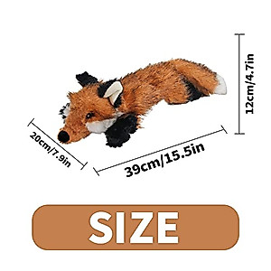 ALL FOR PAWS Squeaky Dog Toys,Animal Plush Dog Toy,Stuffed Dog Toys,Puppy Toys for Teething Small Dogs