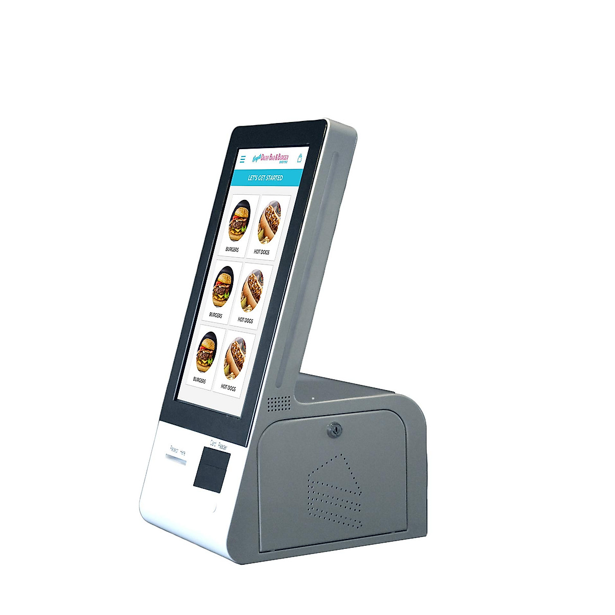 Self-Ordering Point of Sales Kiosk System (Android Tablet), Great for Retail and Restaurant QSR (Software Included)