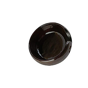 IBLAY Wooden Yarn Bowl Holder Rosewood - Knitting Bowl with Holes Storage - Crochet Yarn Holder Bowl - Perfect for Women Gift