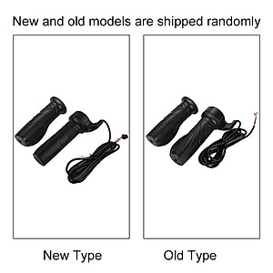 1 Pair Bike Throttle Grip 22.5mm Throttle Grips Twist with Cable Universal Throttle Grip for Electric Bike and Scooter