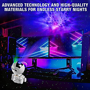 Astronaut Star Projector, Galaxy Projector, Star Night Light Projector. Galaxy Bedroom Projector, Adult Playroom/Kids Room/Home Theater/Ceiling/Room Decoration