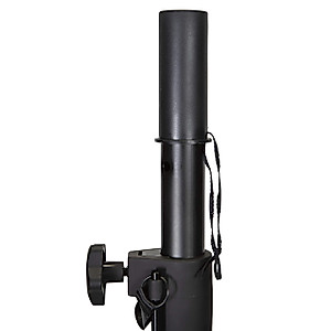 Gator Frameworks Standard Subwoofer Speaker Pole Mount with Adjustable Height (GFW-SPK-SUB60),Black