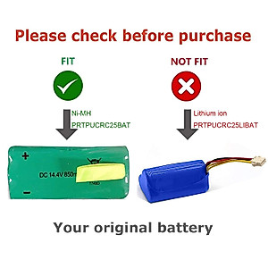Areotek Replacement Battery for Pyle Pure Clean Smart Vacuum Cleaners (PRTPUCRC25)