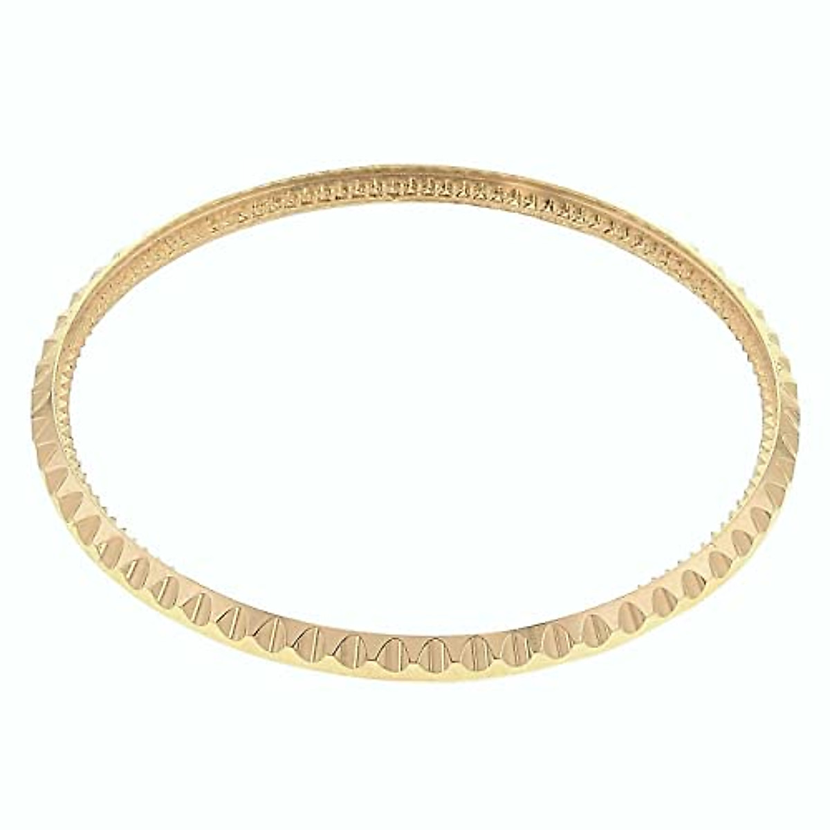 Ewatchparts BEZEL & INSERT COMPATIBLE WITH ROLEX SUBMARINER SERTI 18K 16613 REAL GOLD BLUE GOLD FONT