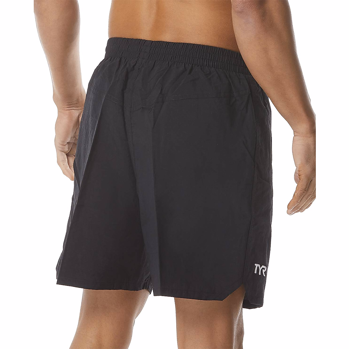 TYR Men's Standard Guard Deck Short, Black, X-Large
