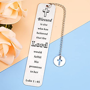 Inspirational Christian Bookmark Gifts for Women - Religious Catholic Bible Verses Gifts for Mother Girl Sister Daughter, Christmas Coworker Retirement Leaving Gifts