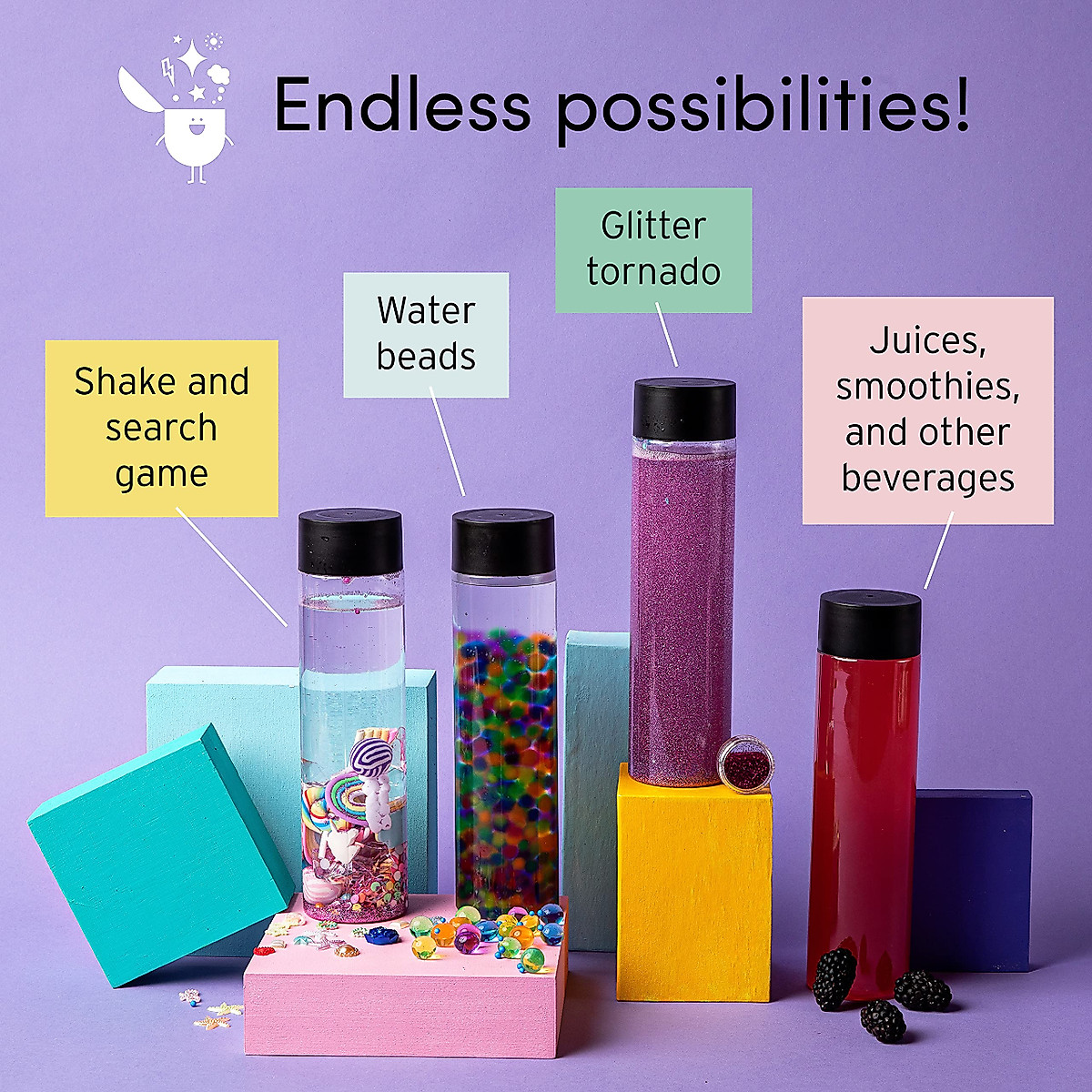 Sensory Bottles by Sensorium Emporium, Sensory Bottle, Sensory Fidget Tubes, Calm Down Bottle, Glitter Jar Calming, Sensory Bottles Supplies, Glitter Bottle Sensory