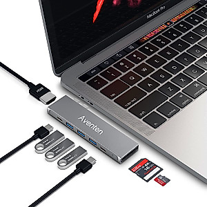Type C USB Hub for Laptop USB C Dongle for MacBook Air, 8in2 USB Multiport Adapter HDMI Dongle with Thunderbolt 3 for MacBook Pro 13 15 16inch, 100W Power Delivery, 4K HDMI, SD/Micro SD