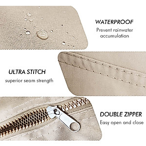 Ontheway Privacy Wall for Most 10' x 10' Gazebo 1 Panel Sidewall ONLY(Beige)