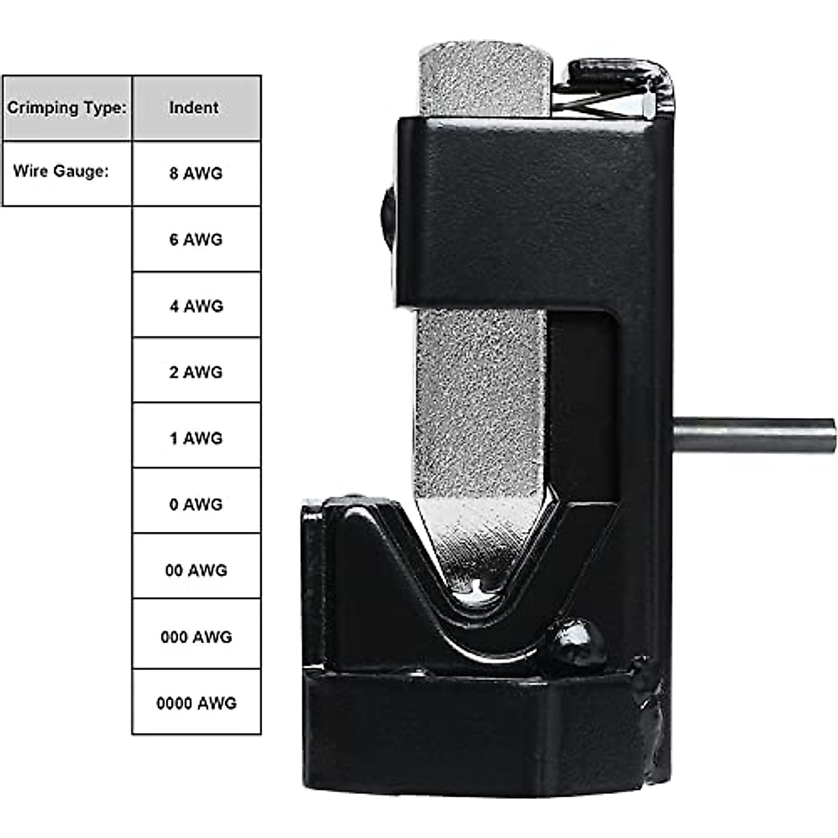 MOFEEZ Busbar Tool Set, Including 4 x 3/8" Power Distribution Block Bus Bar with Cover, Hammer Lug Crimper Tool for 8 AWG - 0000 AWG Battery and Welding Cables
