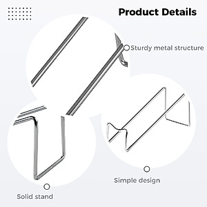 yeesport Single Wine Rack, Set of 6 Wine Bottle Holders, Simple Style Metal Wine Bottle Stand, Modern Single Bottle Champagne Rack, Countertop Liquor Bottle Stand Wine Organizer Rack for Dining Table