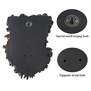 BEXLEYBAY Tree Face Outdoor Statues, Whimsical Tree Face Tree Huggers Sculptures - Old Man Tree Face Garden Decors Yard Art, 9"x6.5"x3.5"